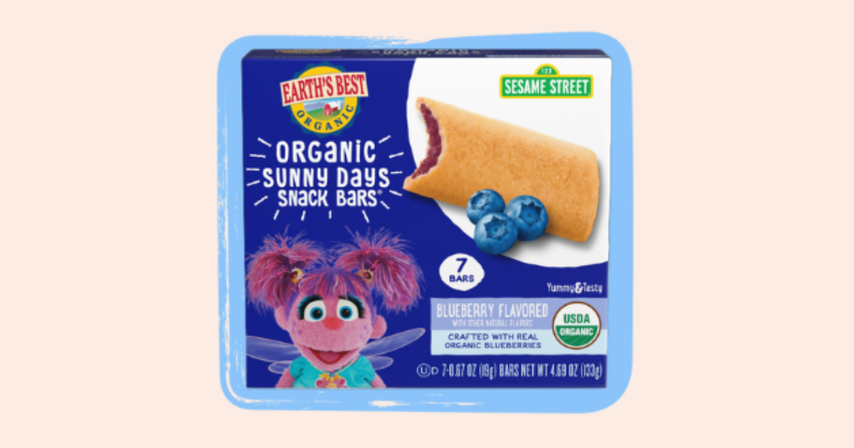 Blueberry | Sunny Day Snack Bars® | 7CT | Earth's Best