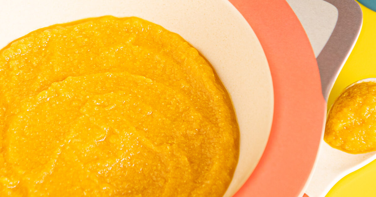 Fennel, Carrot + Sweetcorn Puree Recipe | Earth's Best