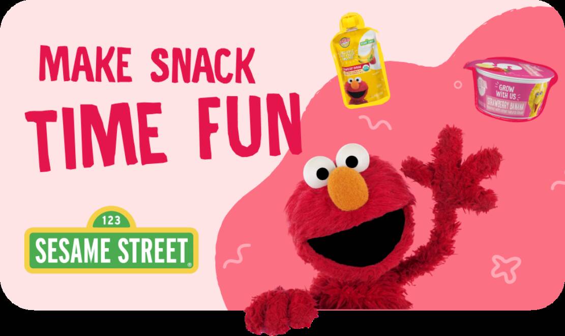Sesame Street® Snacks + Pouches | Earth's Best