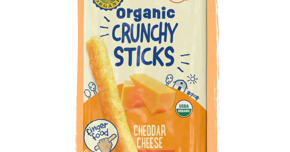 Cheddar Crunchy Sticks | Kids + Toddler Snacks | Earth's Best