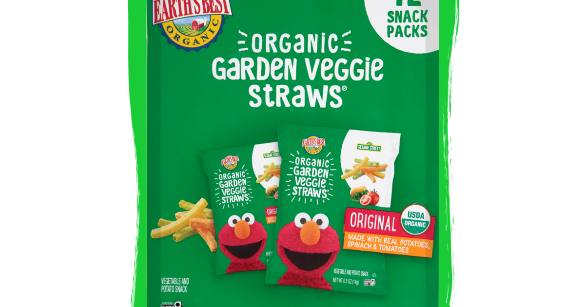 Organic Veggie Straws® | 12CT | Kids + Toddler Snacks | Earth's Best