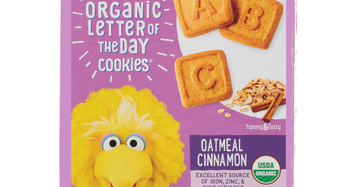 Letter of the Day Cookies | Oatmeal Cinnamon | Earth's Best