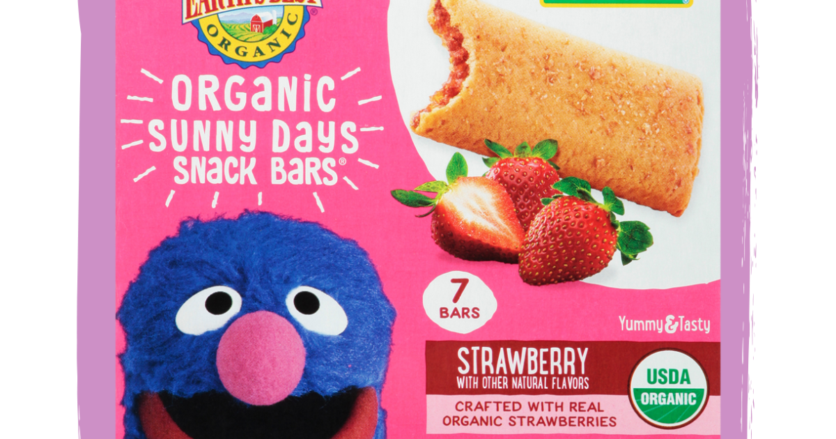 Strawberry | Sunny Day Snack Bars® | 7CT | Earth's Best