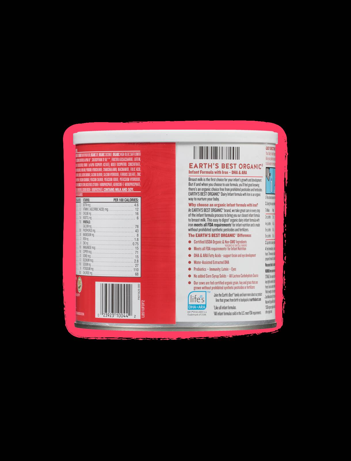 Organic Dairy Infant Formula With Iron | Earth's Best