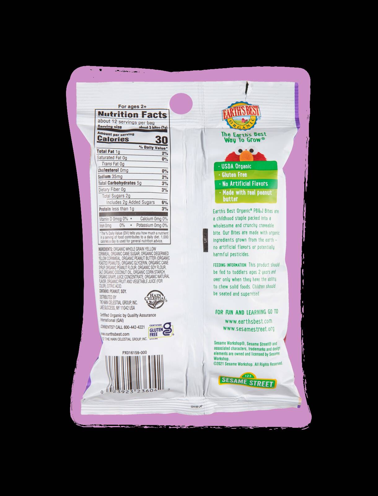 Grape PB+J Bites | Kids + Toddler Snacks | Earth's Best