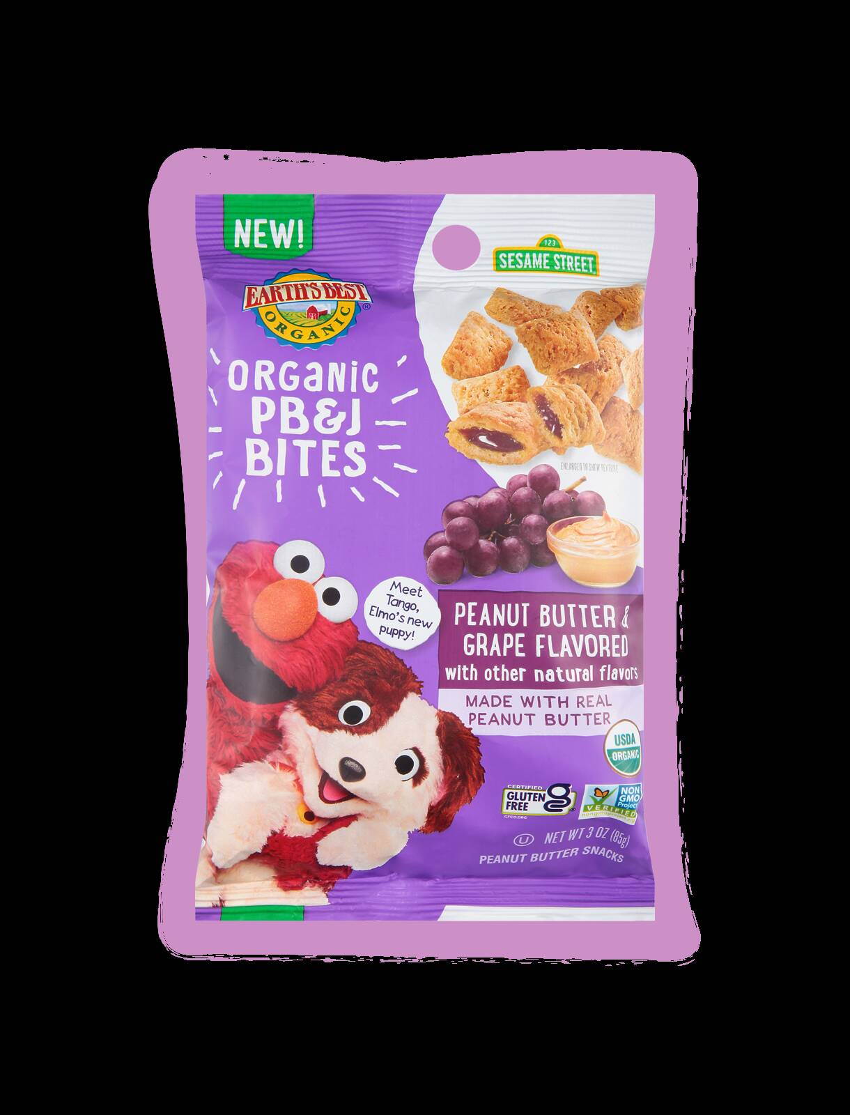 Grape PB+J Bites | Kids + Toddler Snacks | Earth's Best