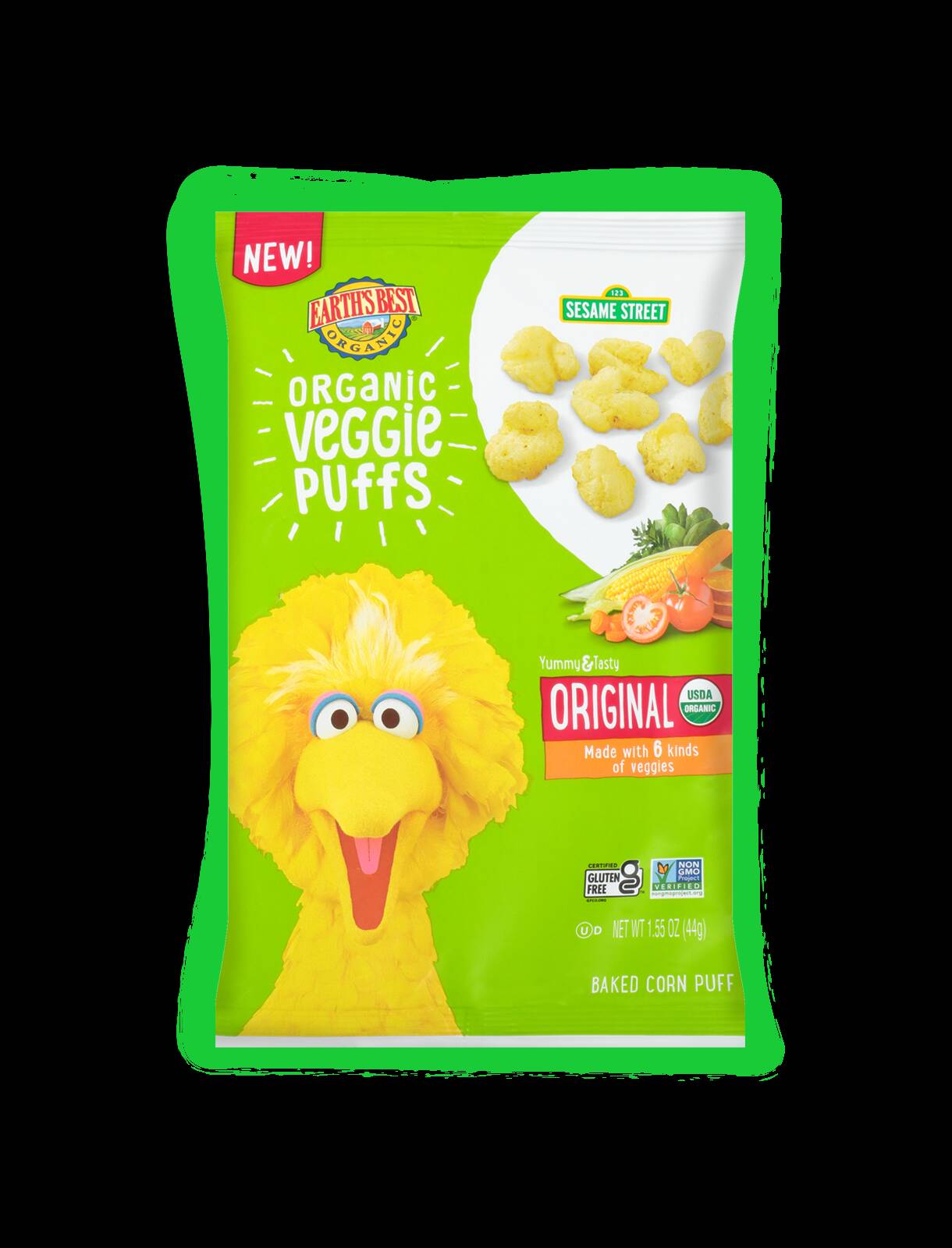 Veggie Puffs Original | Kids + Toddler Snacks | Earth's Best