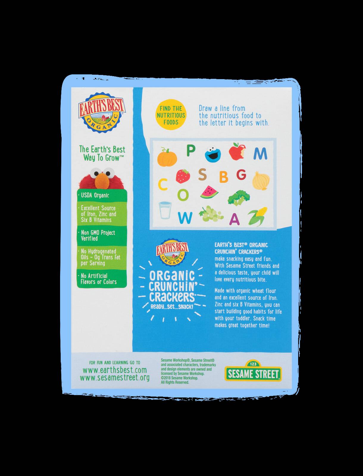 Crunchin' Crackers Original | Kids + Toddler Snacks | Earth's Best