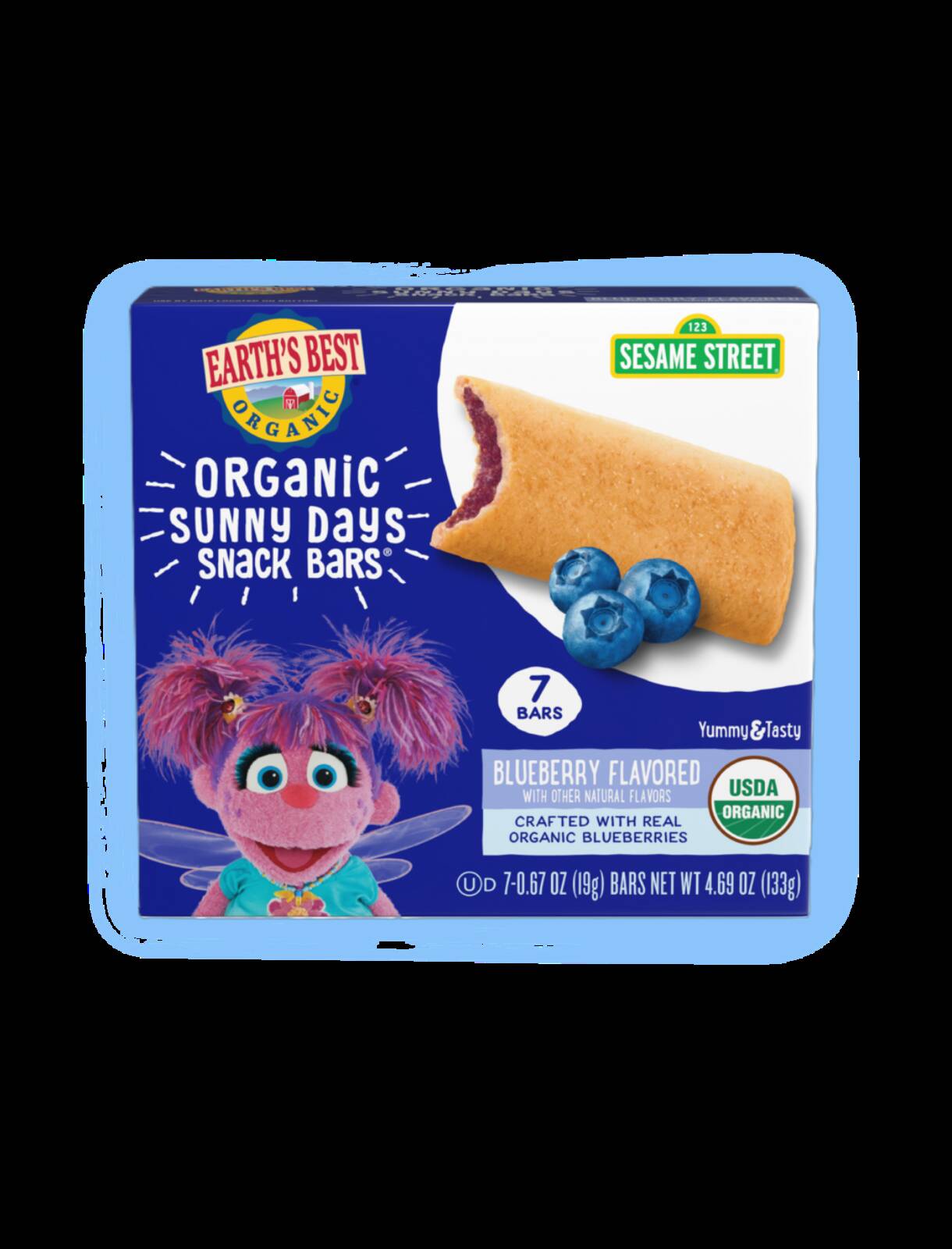 Strawberry | Sunny Day Snack Bars® | 7CT | Earth's Best