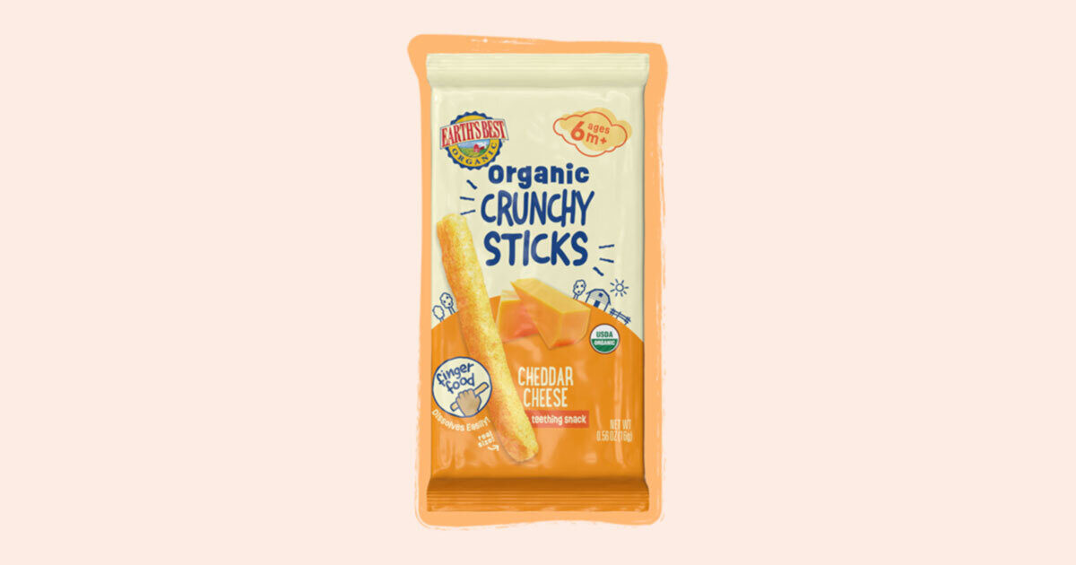 Cheddar Crunchy Sticks | Kids + Toddler Snacks | Earth's Best