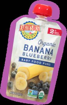 Peas, Avocado + Basil Puree Recipe | Earth's Best